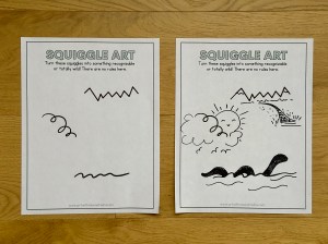 [Free Printable] Squiggle Art Drawing Prompt: A Fun Creativity Exercise ...